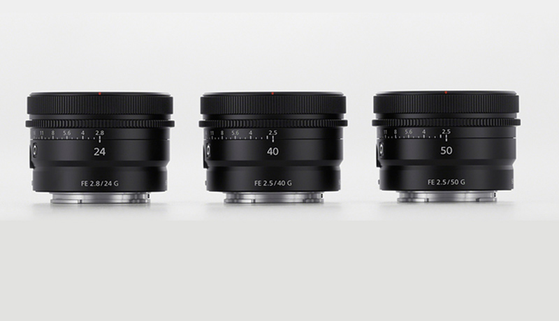 Sony unveils three new high-performance G Lenses to full-frame lens ...