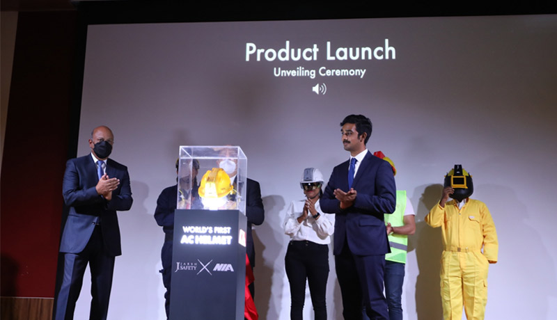World’s first AC helmet showcased at India Pavilion - TECHx Media