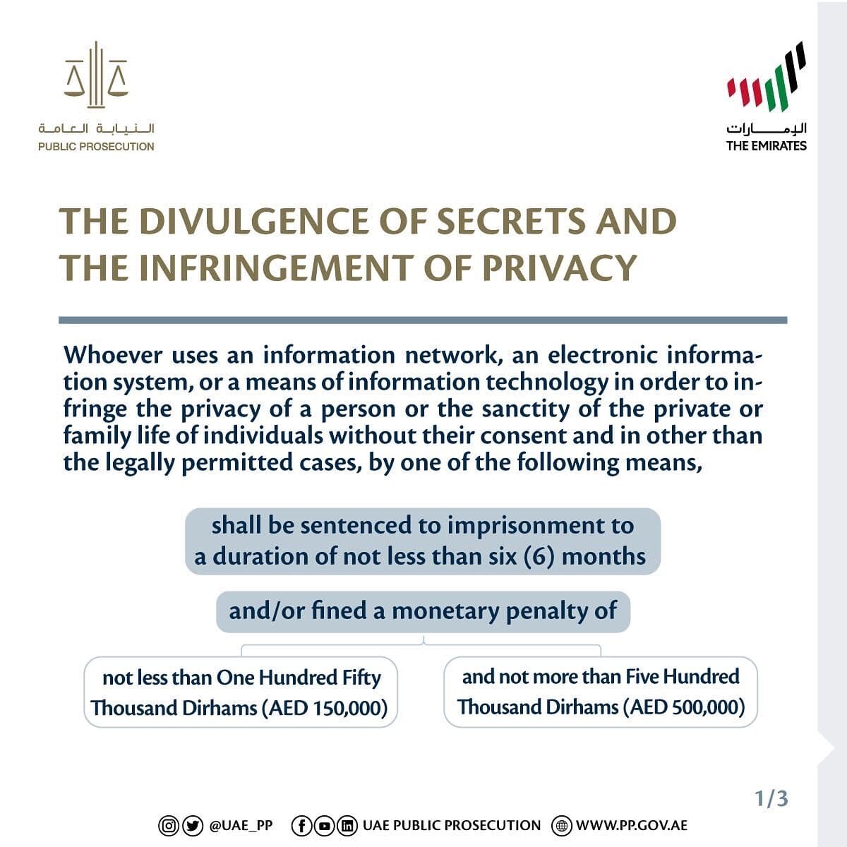 You may end up in jail for violating someone’s privacy in UAE - TECHx Media